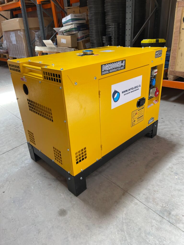 generador eléctrico industrial - Intelseg Maquinaria